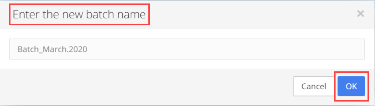 Create Batches & Groups