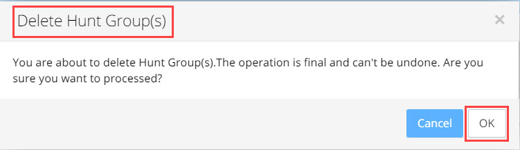 Managing Hunt Groups