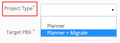 Create A New Planning Project